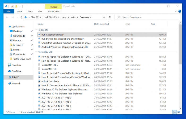 Reset File Explorer Windows 10 - Reset File Explorer To Default View