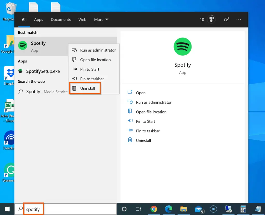 How to Completely Uninstall Spotify in Windows 10 - Itechguides How to Completely Uninstall Spotify in Windows 10 - Itechguides