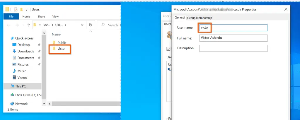 How to Change User Name and Rename User Folder in Windows 10 - Itechguides