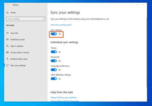 How Do I Sync My Settings In Windows 10? Here Is How
