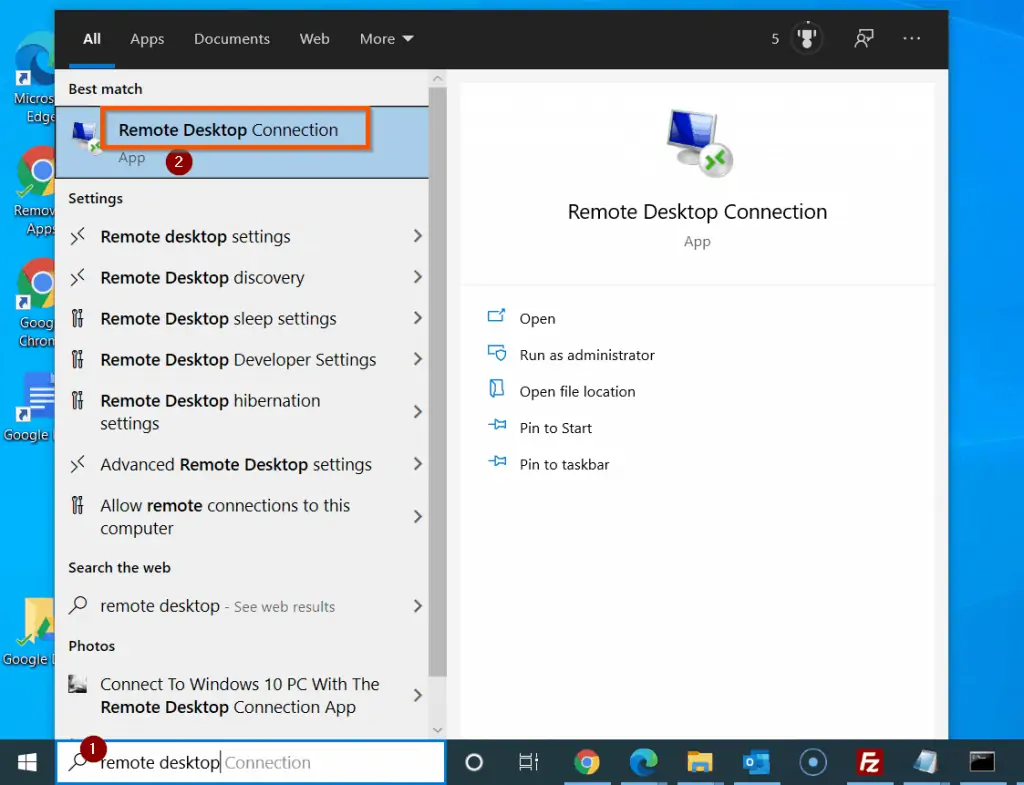 How to Use Remote Desktop to Connect to a Windows 10 PC - Itechguides