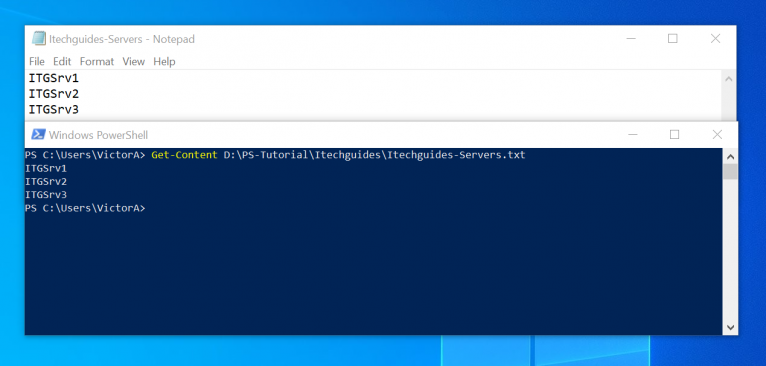Powershell Get Content Foreach How Iterate The Contents Of A File