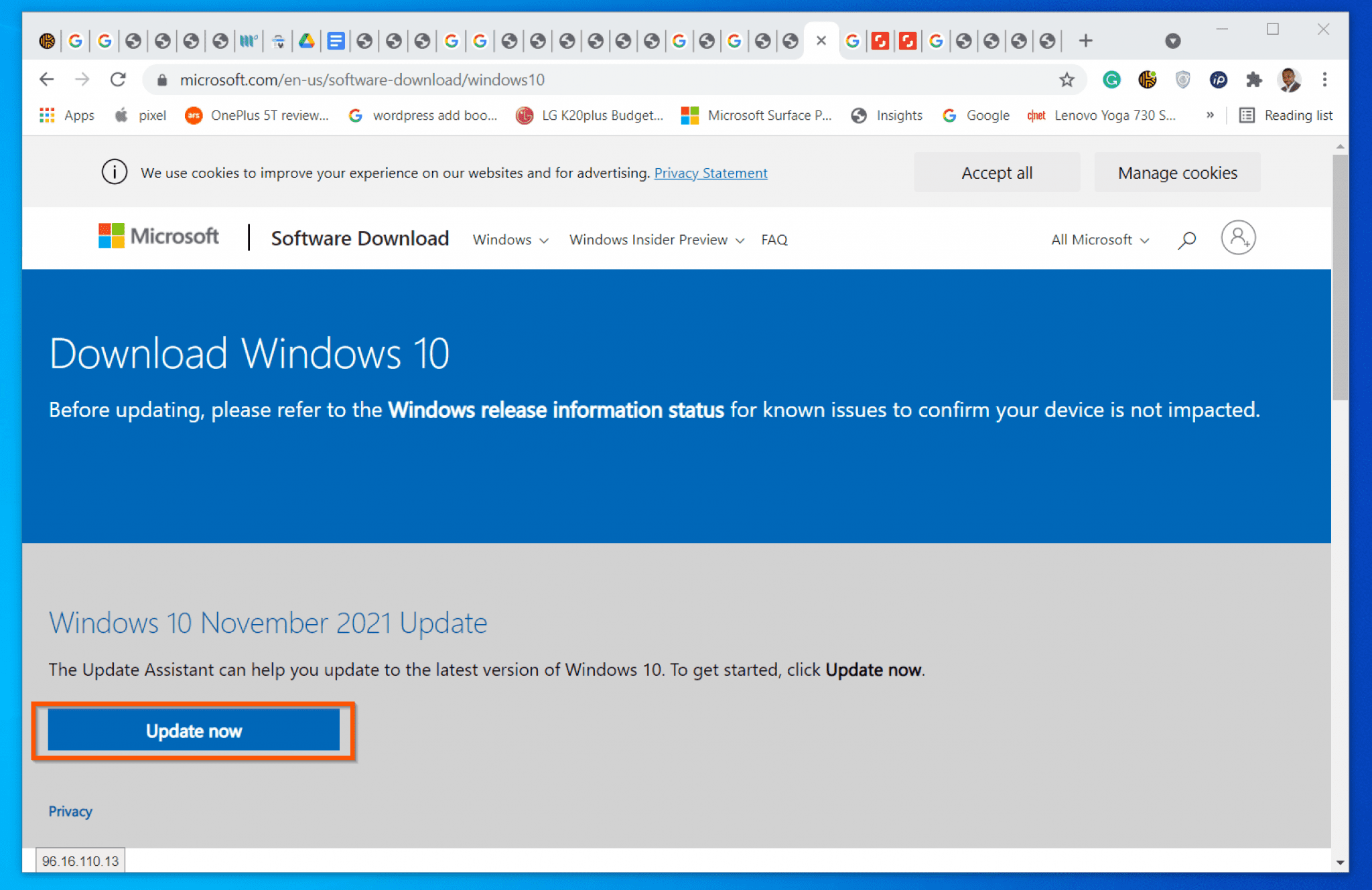 How To Download And Install Windows 10 21H2 Update Manually