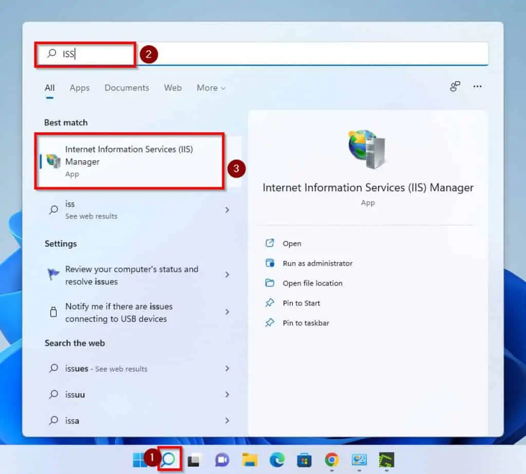 Install IIS in Windows 11 - Itechguides Install IIS in Windows 11 - Itechguides