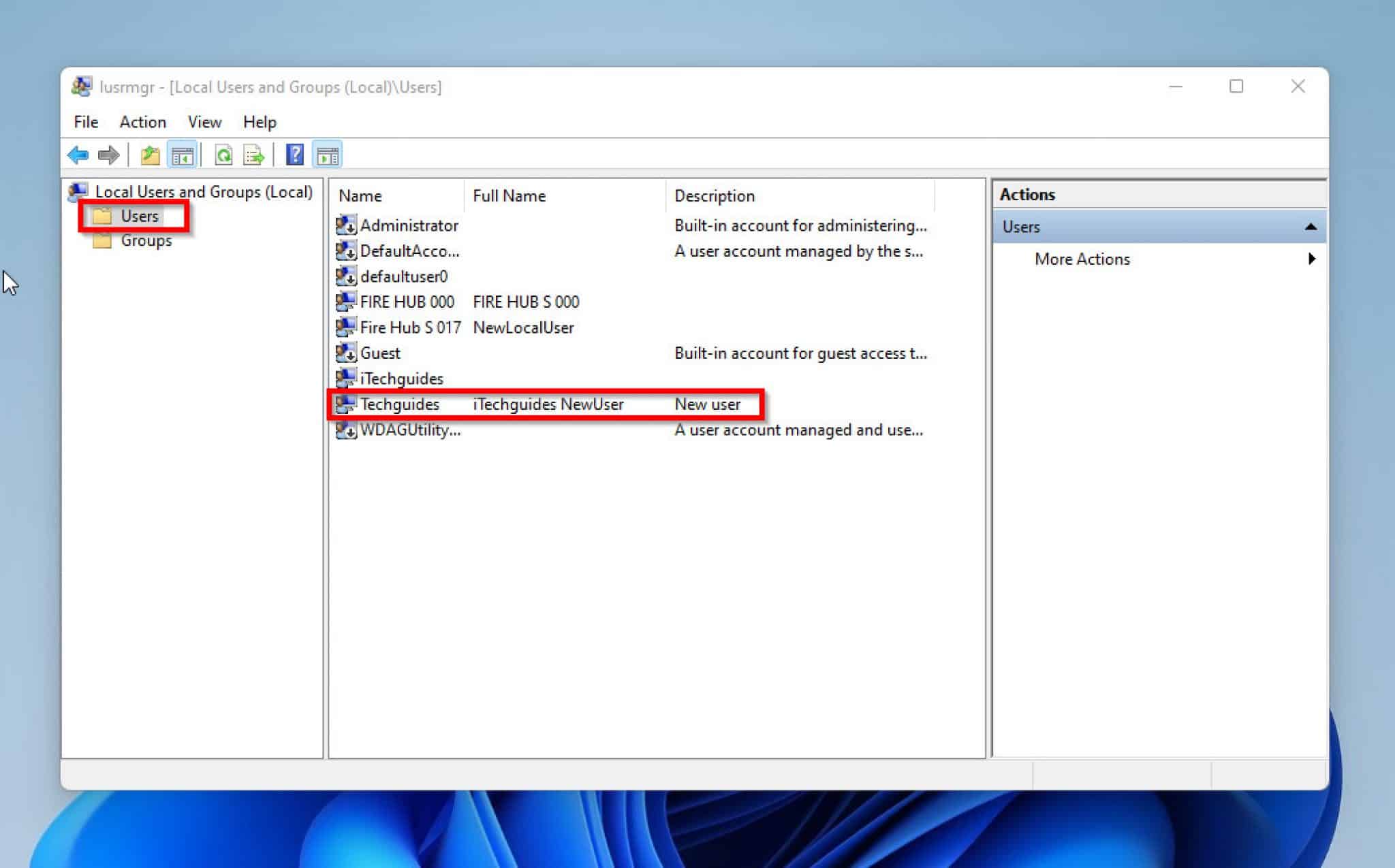 Add Local User Windows 11 - Itechguides.com Add Local User Windows 11 - Itechguides.com