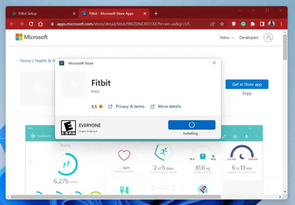How to Install the Fitbit App for Windows 11 - Itechguides