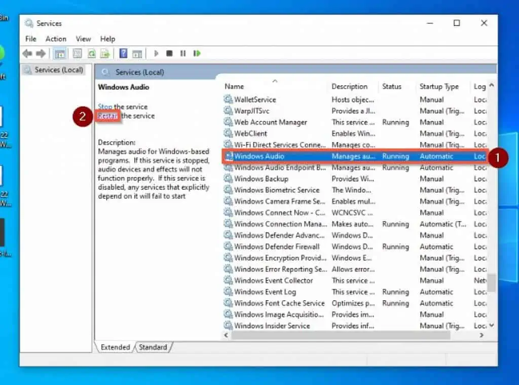 How to Fix the "Audio Service Not Running" Error in Windows 10 - Itechguides