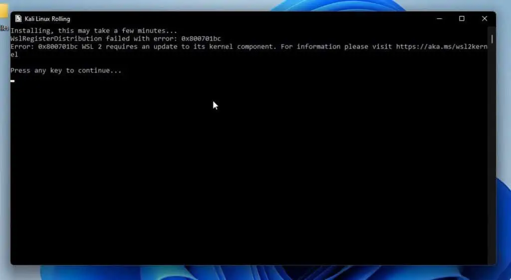 How to Install Kali Linux on Windows 11 - Itechguides