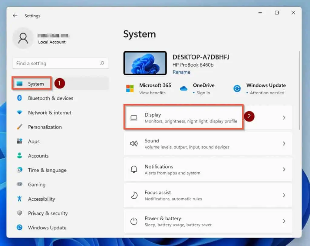 How to Change Resolution on Windows 11 - Itechguides