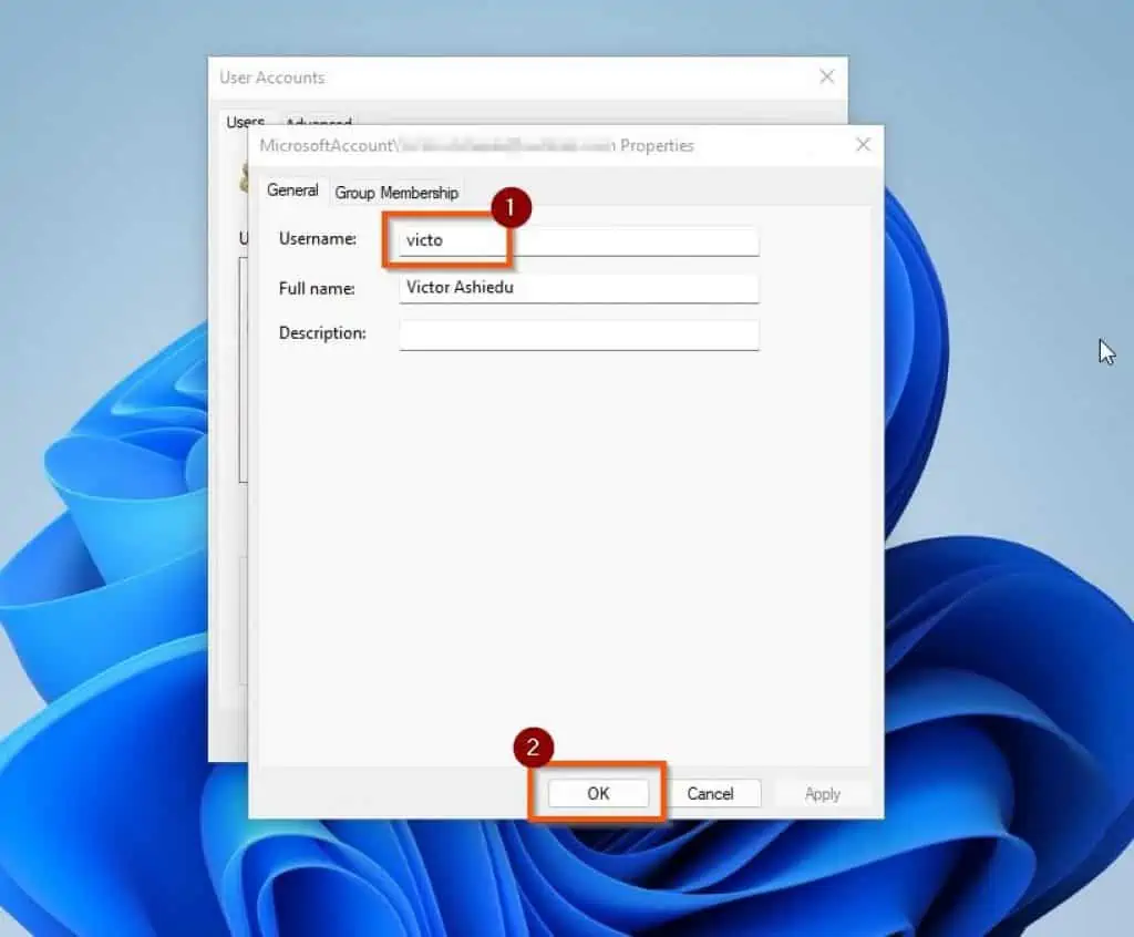 How to Change User Name and Rename User Folder in Windows 11 - Itechguides