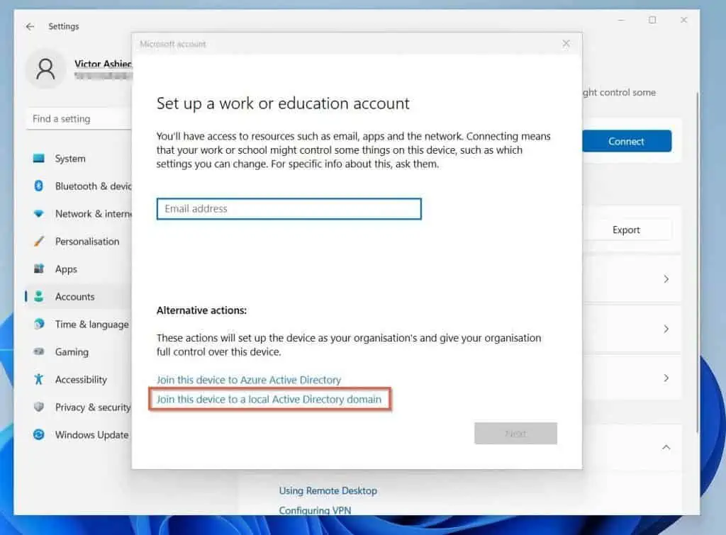 How to Join Windows 11 to a Domain - Itechguides