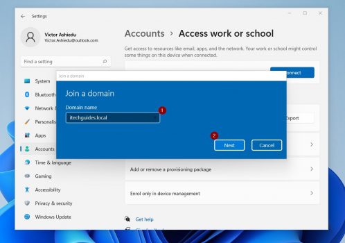 How to Join Windows 11 to a Domain - Itechguides.com