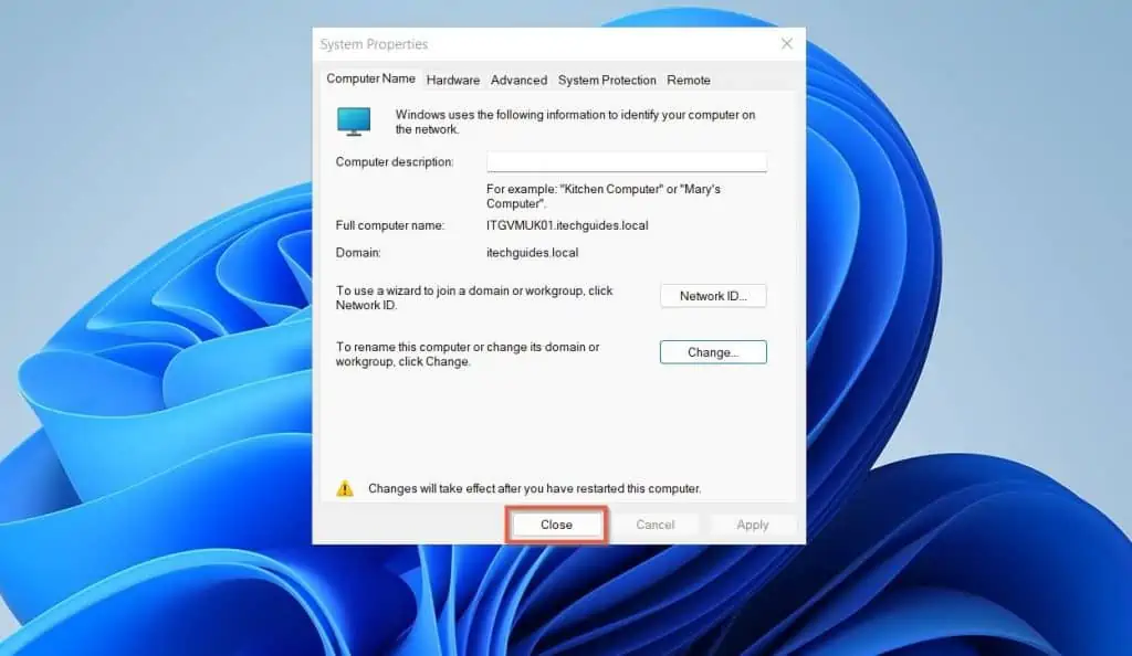 How to Join Windows 11 to a Domain - Itechguides