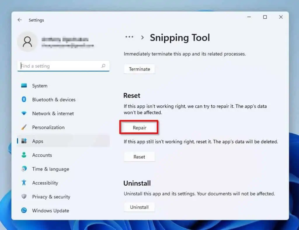 How to Fix Snipping Tool if it's Not Working in Windows 11 - Itechguides