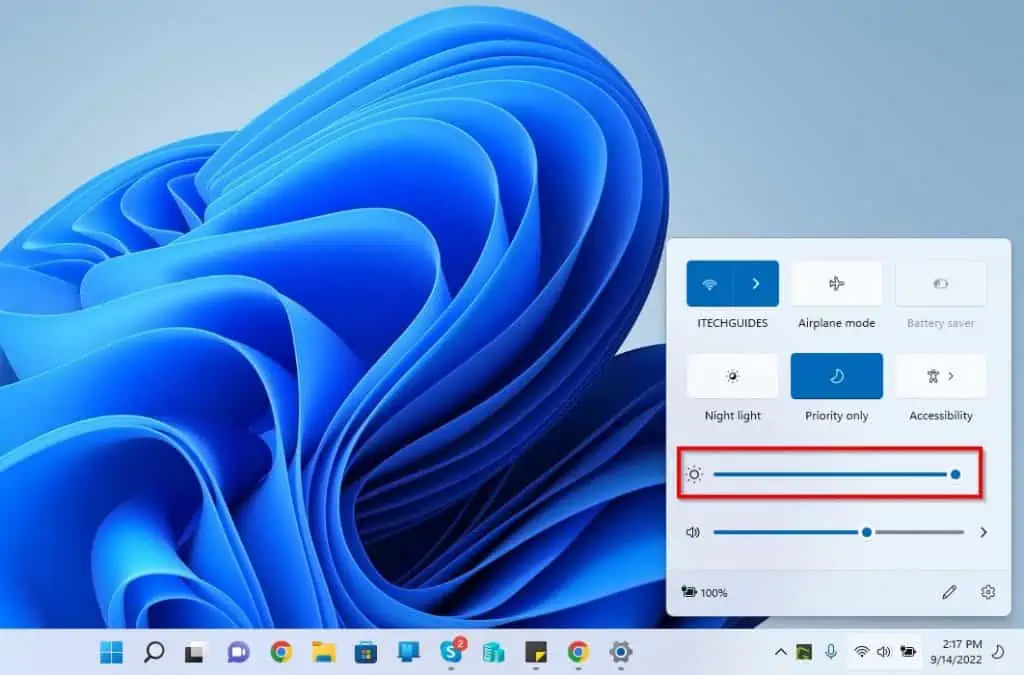 How To Change Brightness In Windows 11 - Itechguides