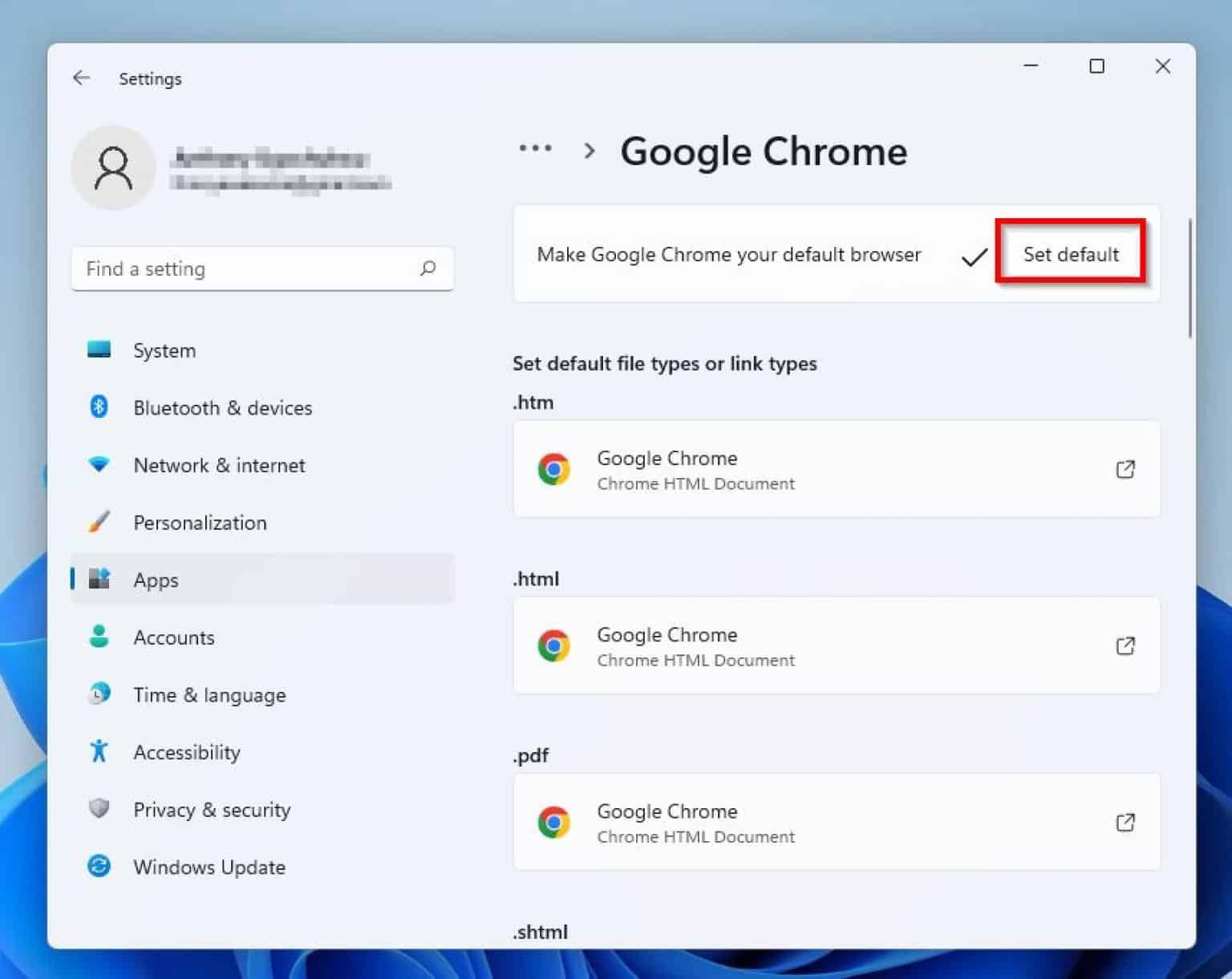 How to Set Chrome as Default Browser in Windows 11