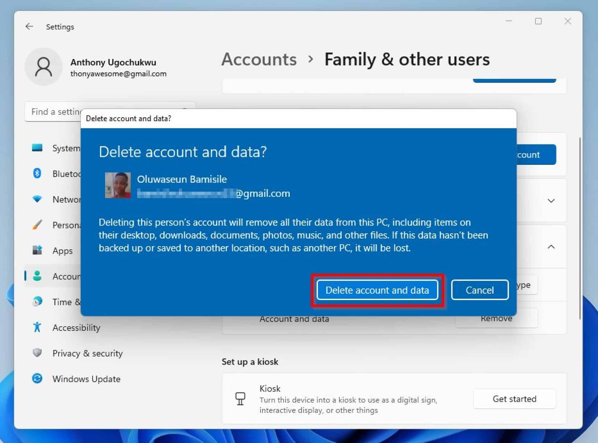 How to Remove Microsoft Account from Windows 11