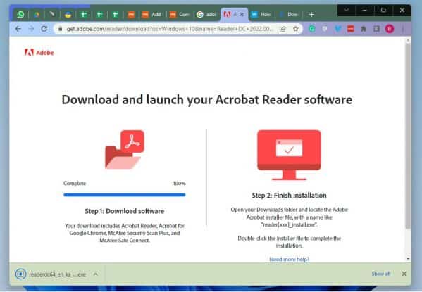 Download Adobe Reader Free For Windows 11 - 2 Methods