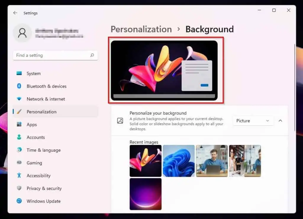 How to Change Windows 11 Background Wallpaper - Itechguides