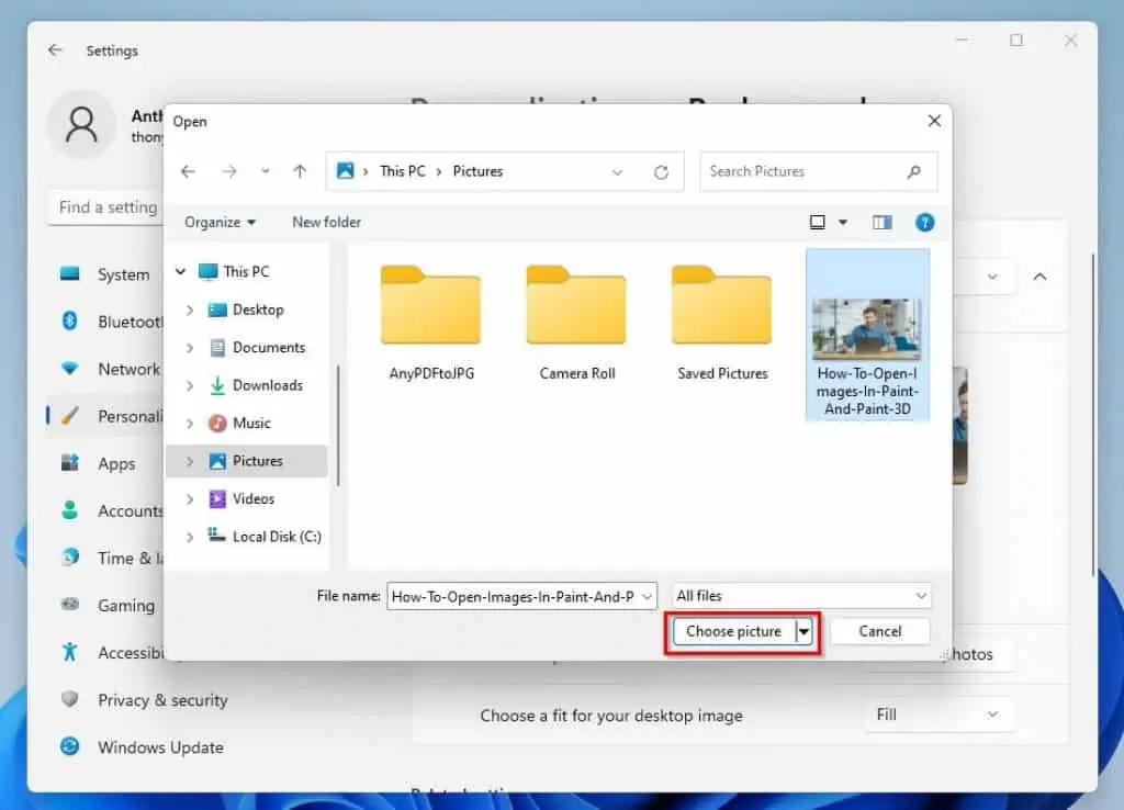 How to Change Windows 11 Background Wallpaper - Itechguides
