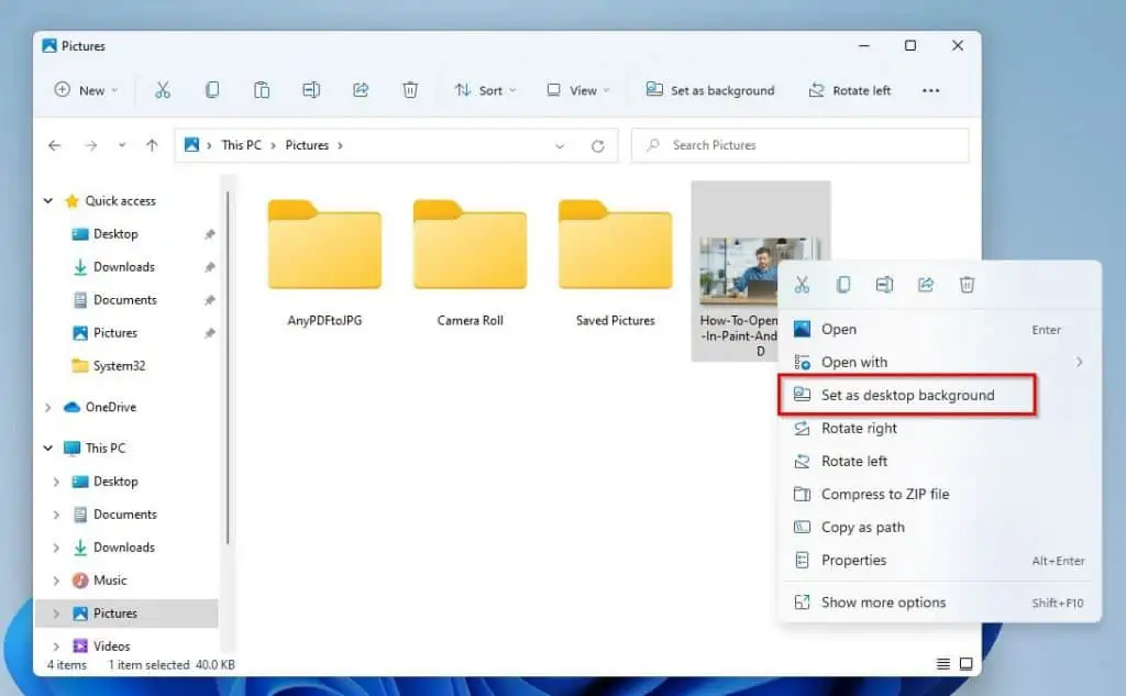 How to Change Windows 11 Background Wallpaper - Itechguides