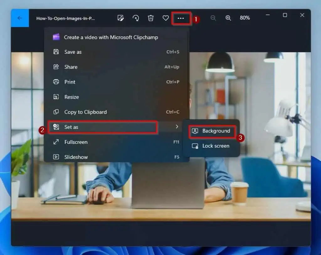 How to Change Windows 11 Background Wallpaper - Itechguides