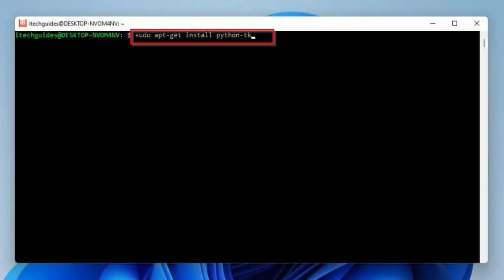 How To Install Tkinter In Linux Itechguides