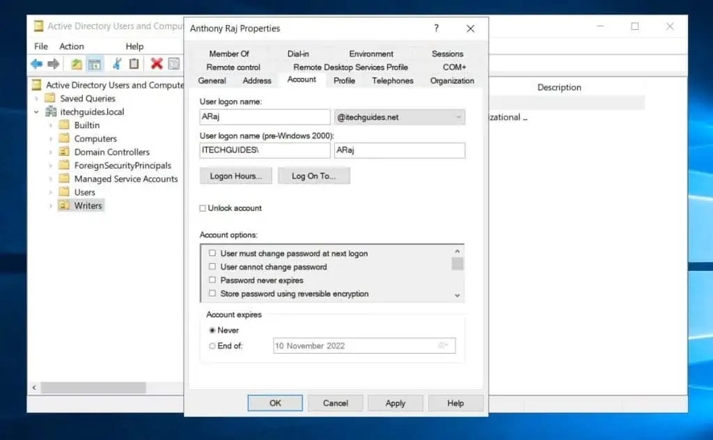 Distinguished Name in Active Directory Explained - Itechguides Distinguished Name in Active Directory Explained - Itechguides