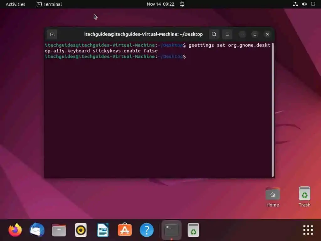 How To Disable Sticky Keys In Ubuntu Itechguides
