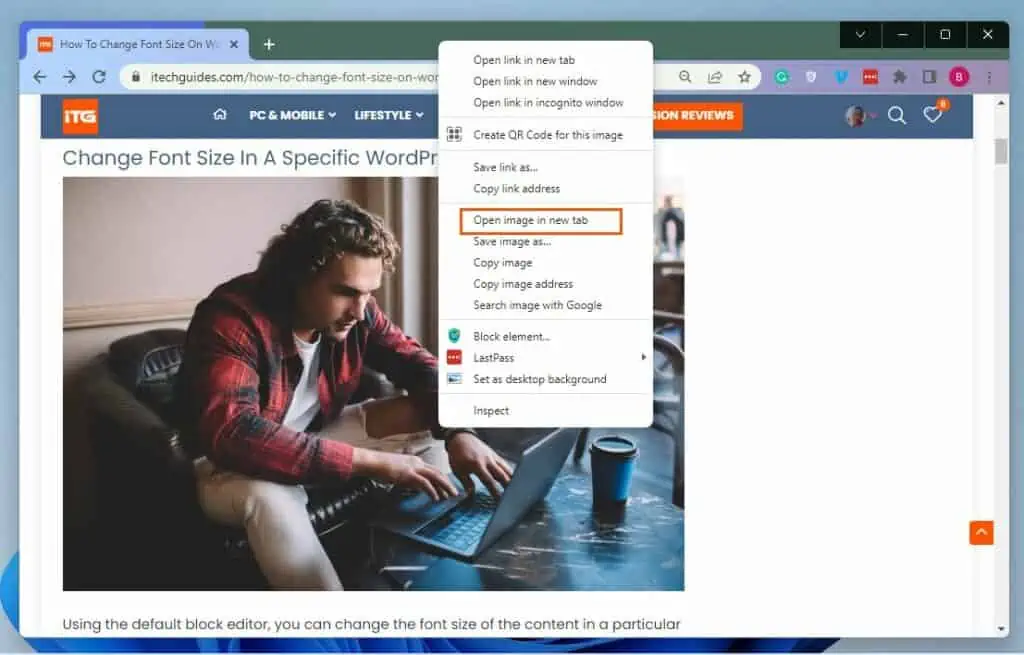 How to Find Image URL in WordPress - Itechguides