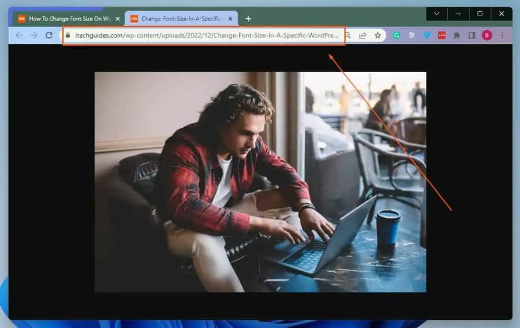 How to Find Image URL in WordPress - Itechguides