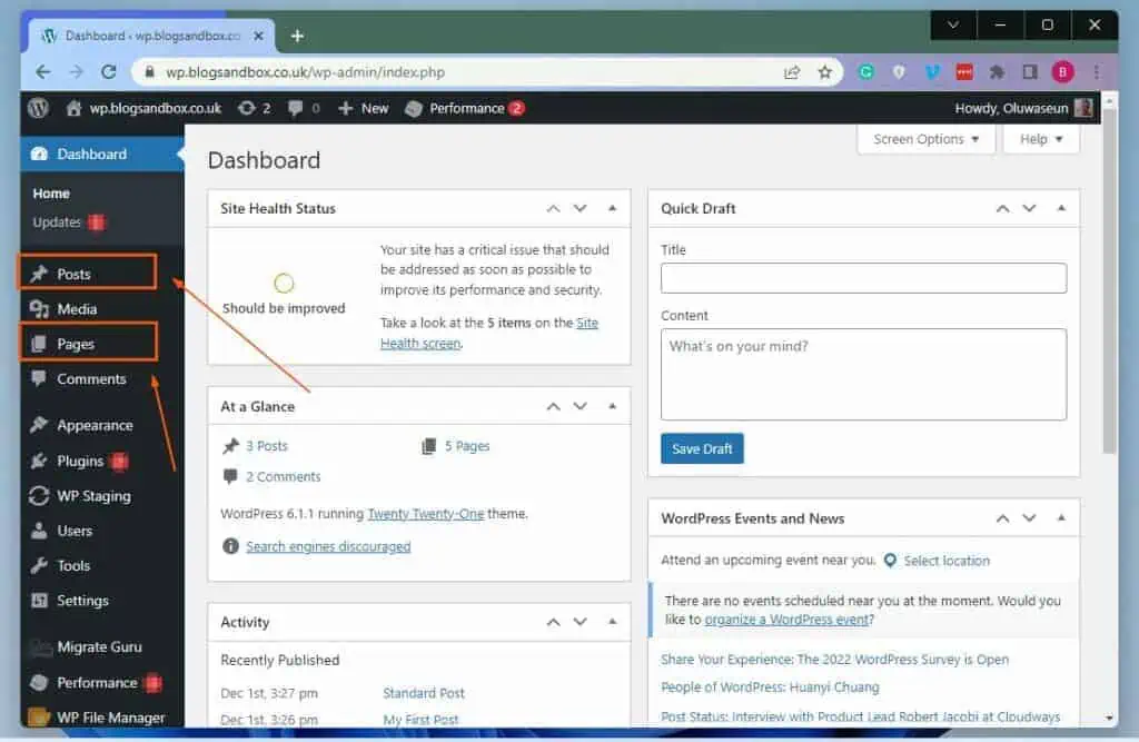 How to Unpublish on WordPress Site - Itechguides