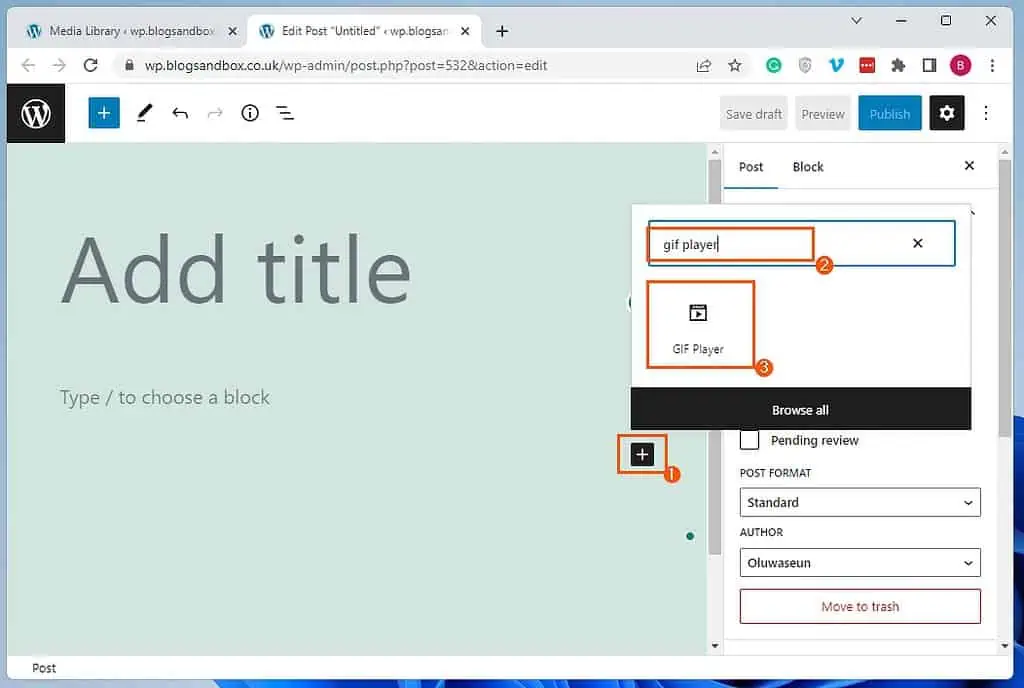 How to Upload GIF in WordPress - Itechguides