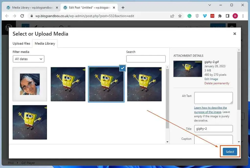 How to Upload GIF in WordPress - Itechguides