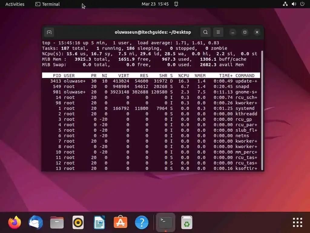 How To Check Running Process In Linux Itechguides