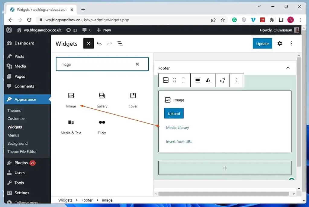 How to Add a Photo Widget in WordPress - Itechguides