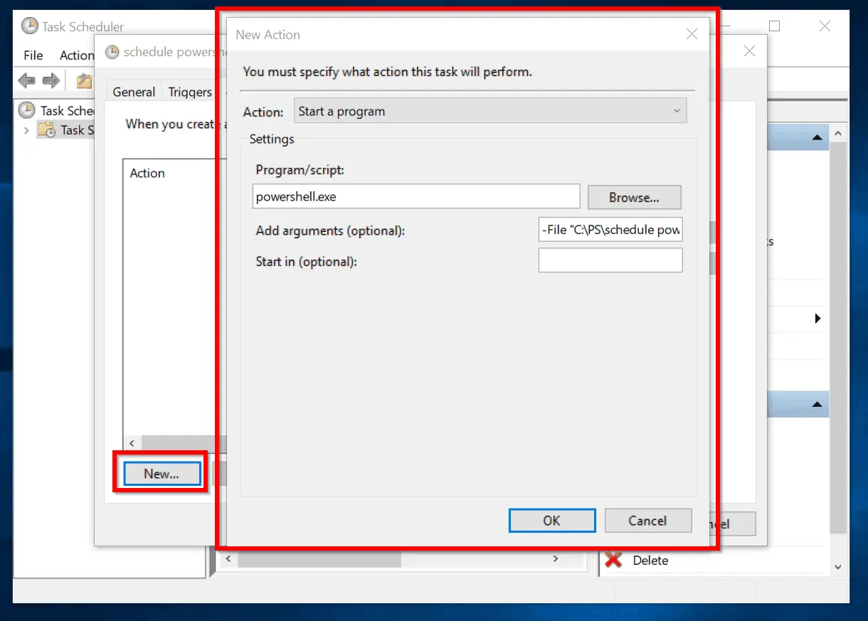 How To Schedule A Powershell Script On A Windows Server Itechguides
