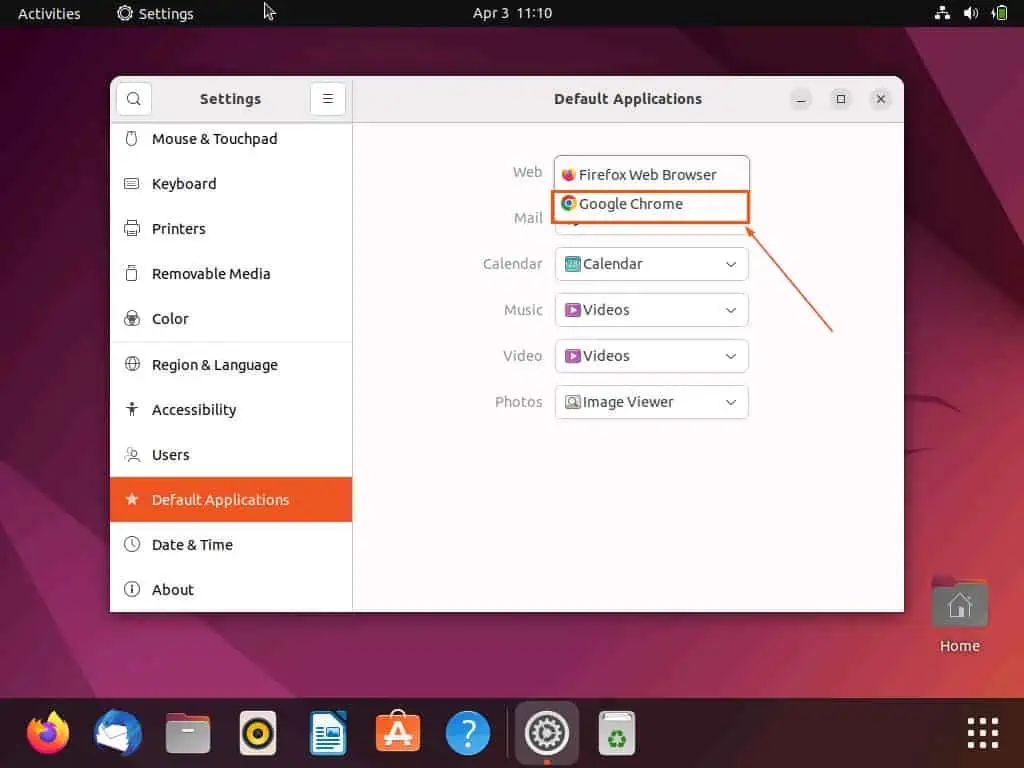 How to Set Google Chrome as Default in Ubuntu - Itechguides