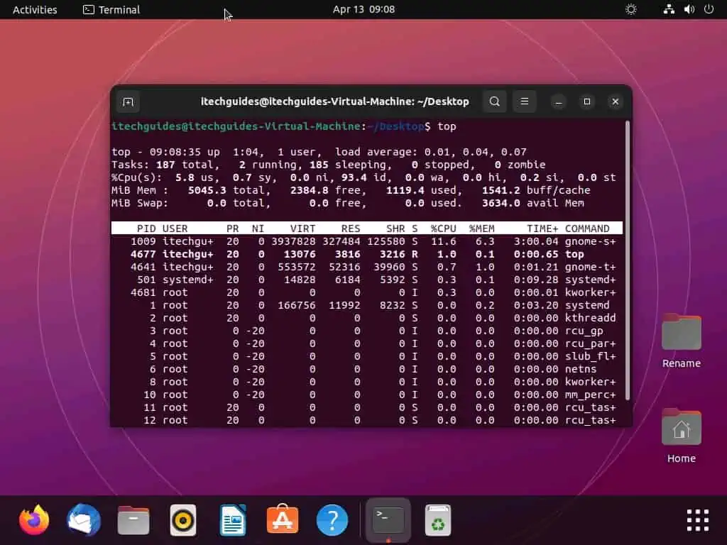 How To Check Cpu Usage In Ubuntu Itechguides