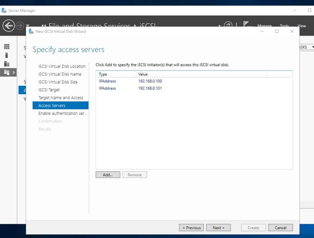Configure iSCSI Windows Server 2019 - Itechguides.com