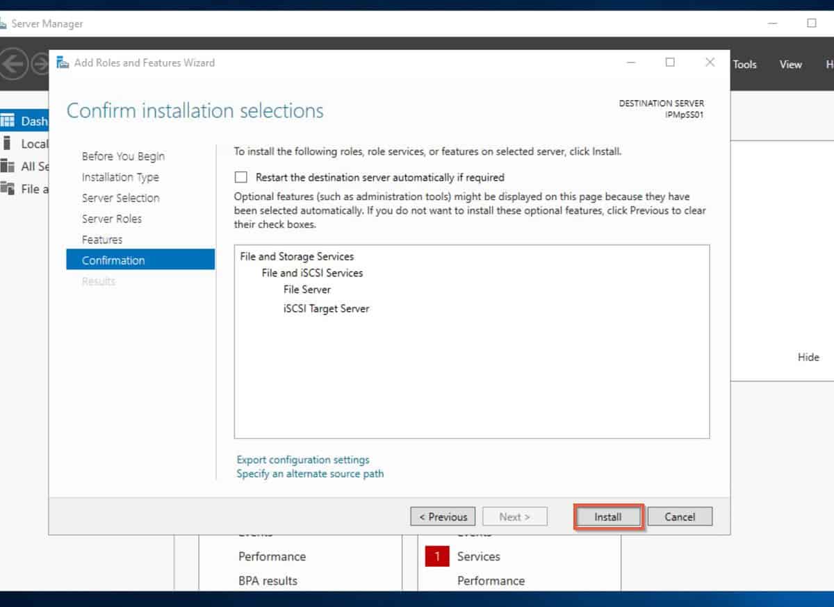 Configure iSCSI Windows Server 2019 - Itechguides.com